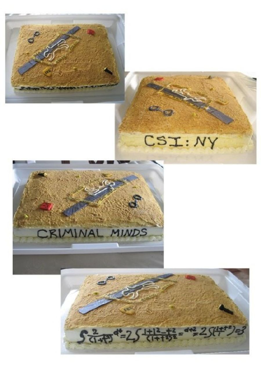 Crime Scene Cake - CakeCentral.com