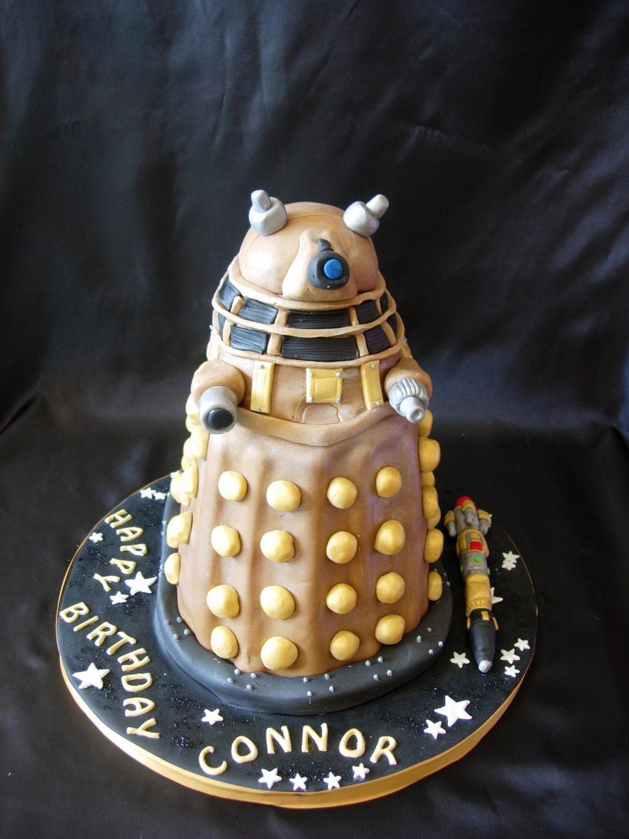 Dalek Birthday Cake - CakeCentral.com