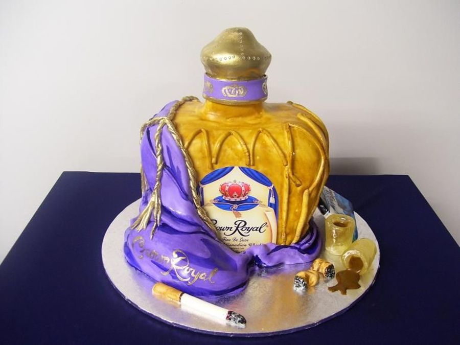 Crown Royal Bottle - CakeCentral.com