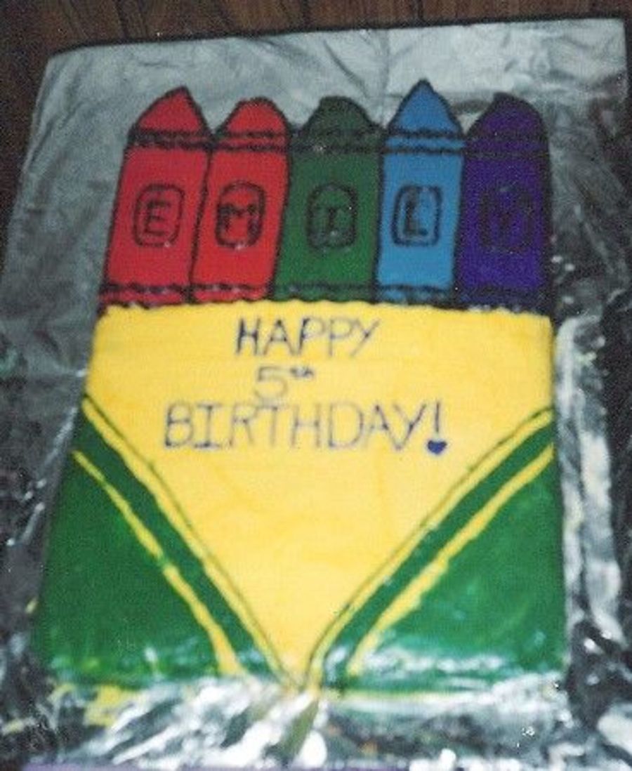 Crayola Cake - CakeCentral.com