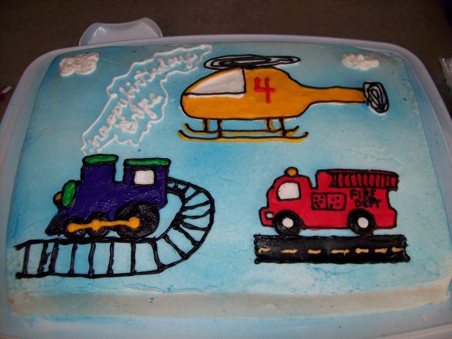 Transportation Cake - CakeCentral.com