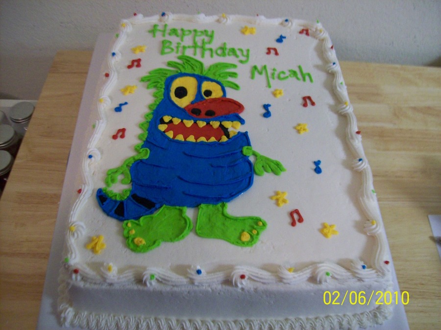 Little Monster Cake - CakeCentral.com