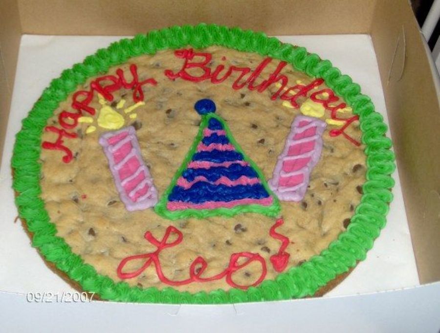 Party Hat Cookie Cake - CakeCentral.com