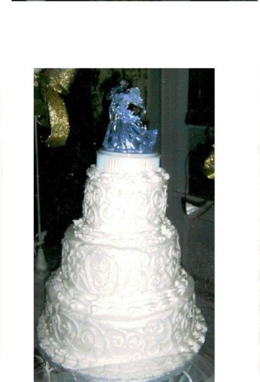 Scroll Wedding Cake - CakeCentral.com