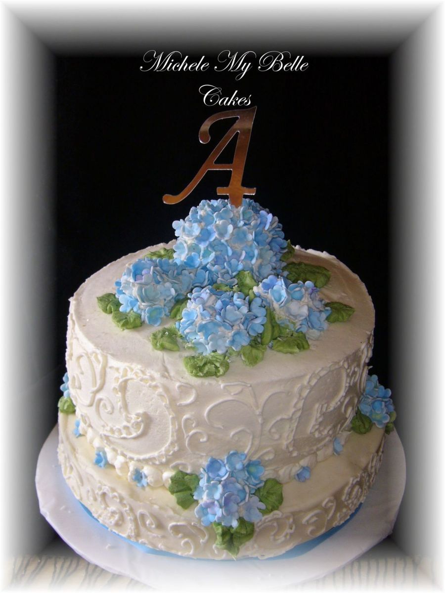 Hydrangea Cake - CakeCentral.com