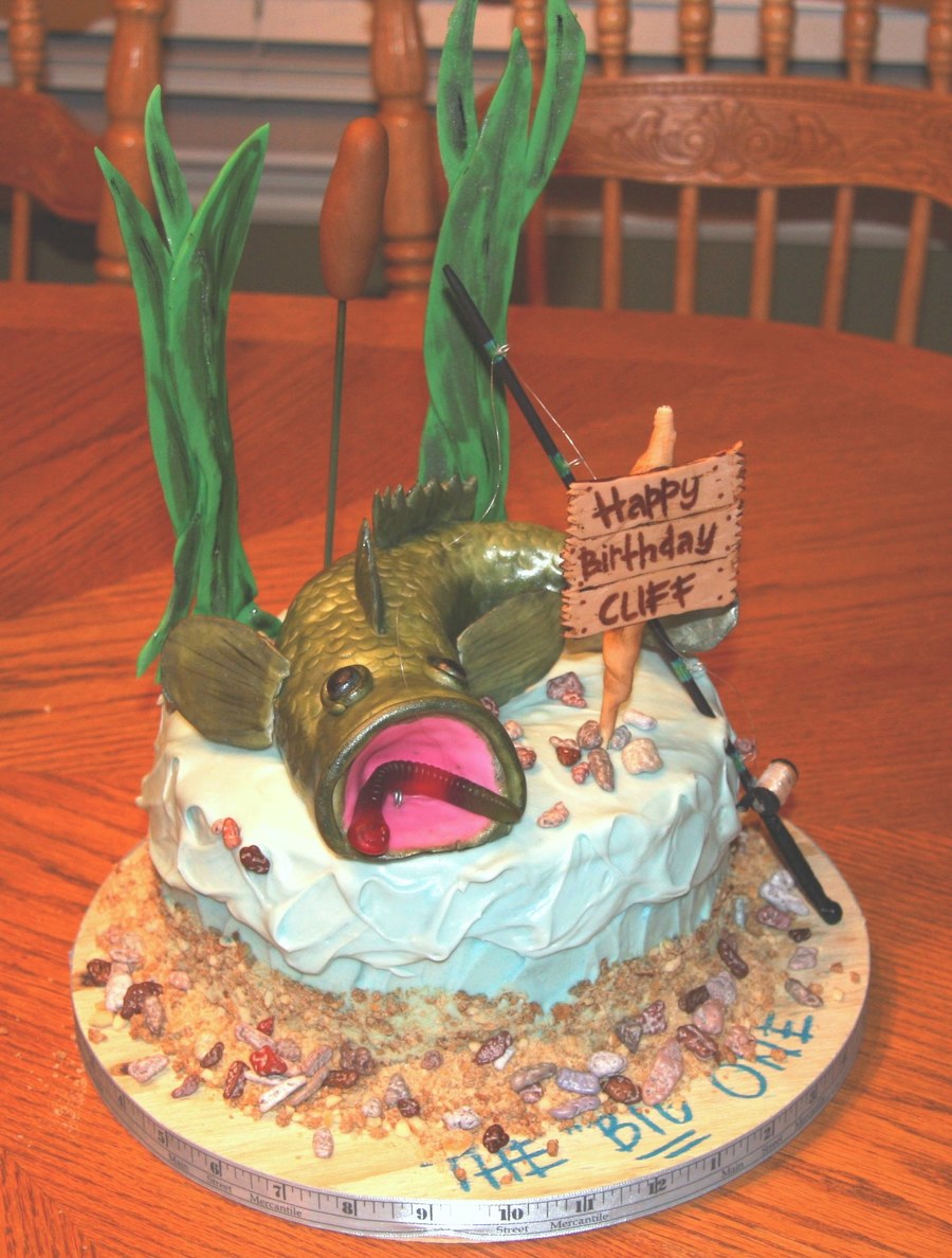 Bass Fish Cake - CakeCentral.com