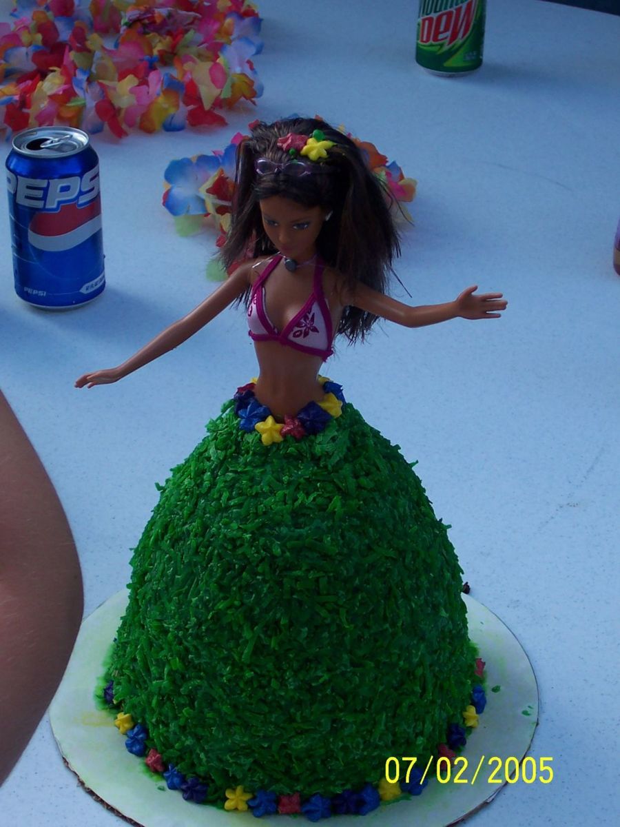Hula Girl Cake - CakeCentral.com