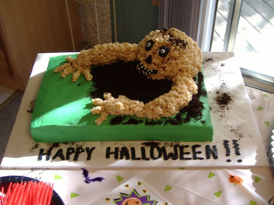 Creepy Skeleton Cake! - CakeCentral.com