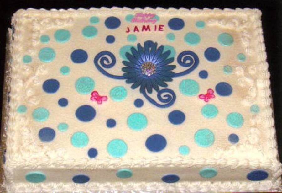 Blue Fantasy - CakeCentral.com