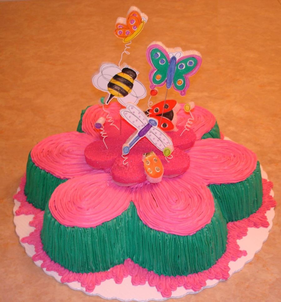 Bugs On Flower - CakeCentral.com