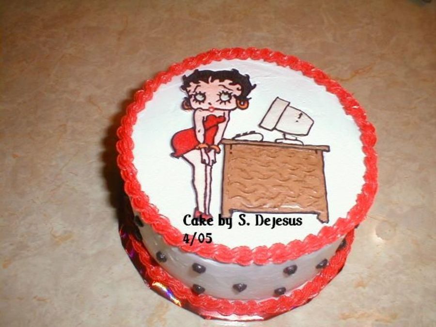 Betty Boop Secretary - CakeCentral.com