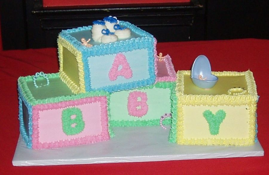 Baby Block Cake - CakeCentral.com
