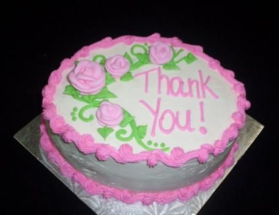 Thank You Cake - CakeCentral.com