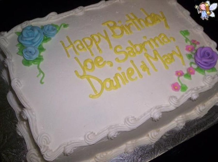 Multiple Birthdays.... - CakeCentral.com