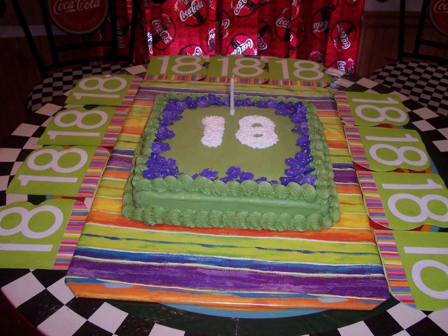 My Grand-Daughter's 18Th B-Day Cake - CakeCentral.com