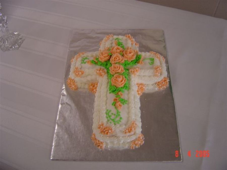 Cross Cake For Pastor's Ordination 1Of 2 - CakeCentral.com