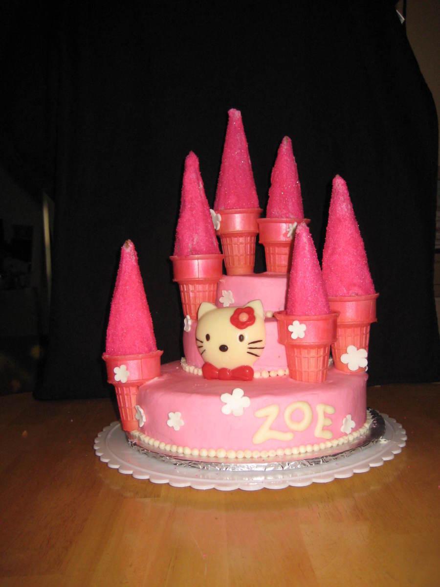 Hello Kitty Castle - CakeCentral.com