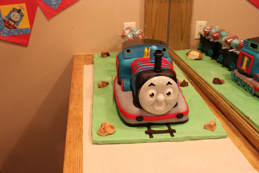 3D Thomas Cake - CakeCentral.com