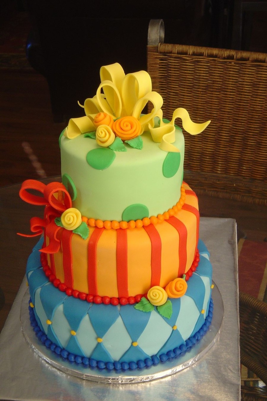 Fun Birthday Cake - CakeCentral.com