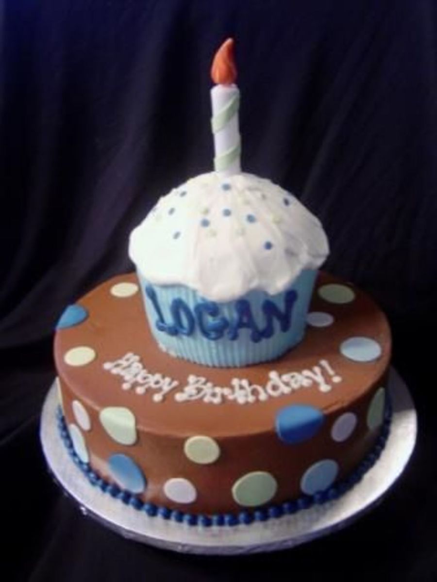 Logans First Birthday - CakeCentral.com