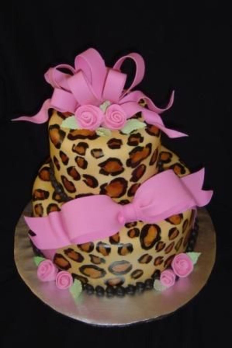 Leopard And Pink - CakeCentral.com