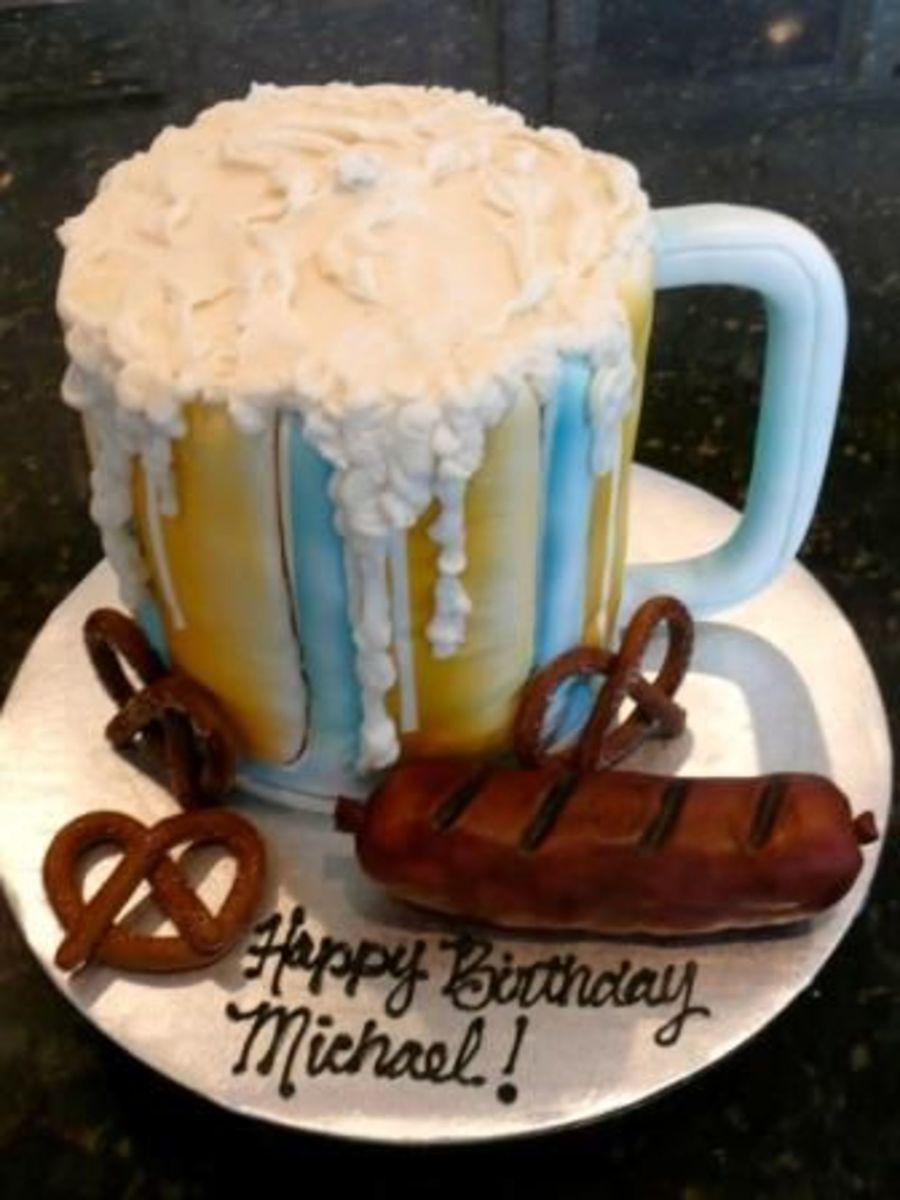 Beer Mug Cake - CakeCentral.com