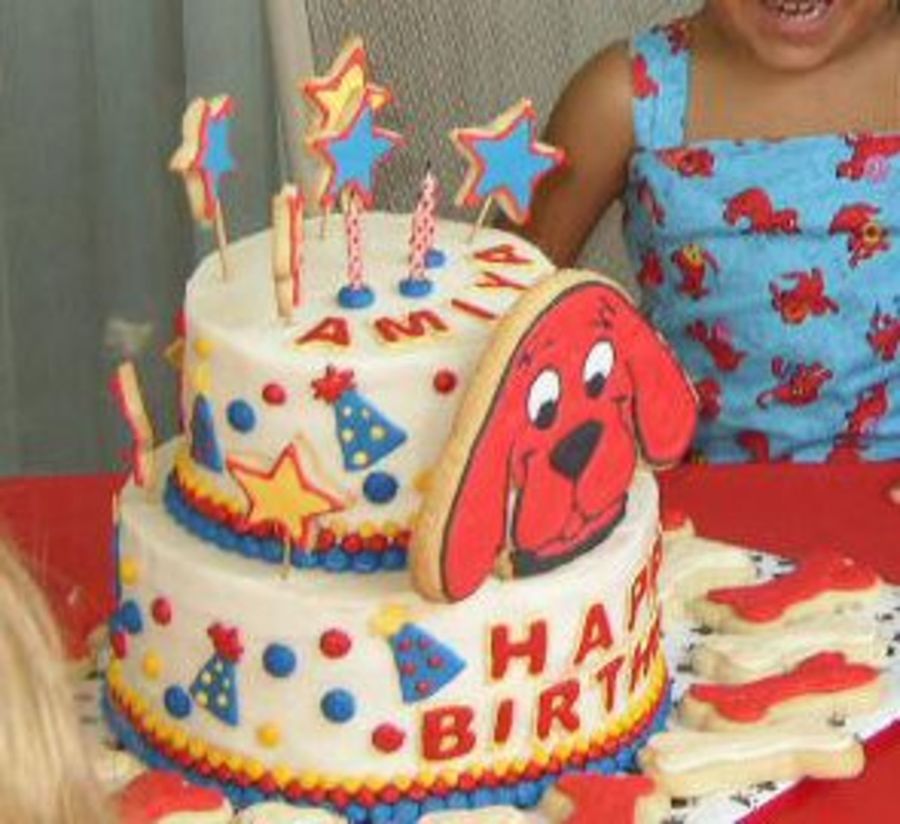 Clifford Birthday Cake - CakeCentral.com