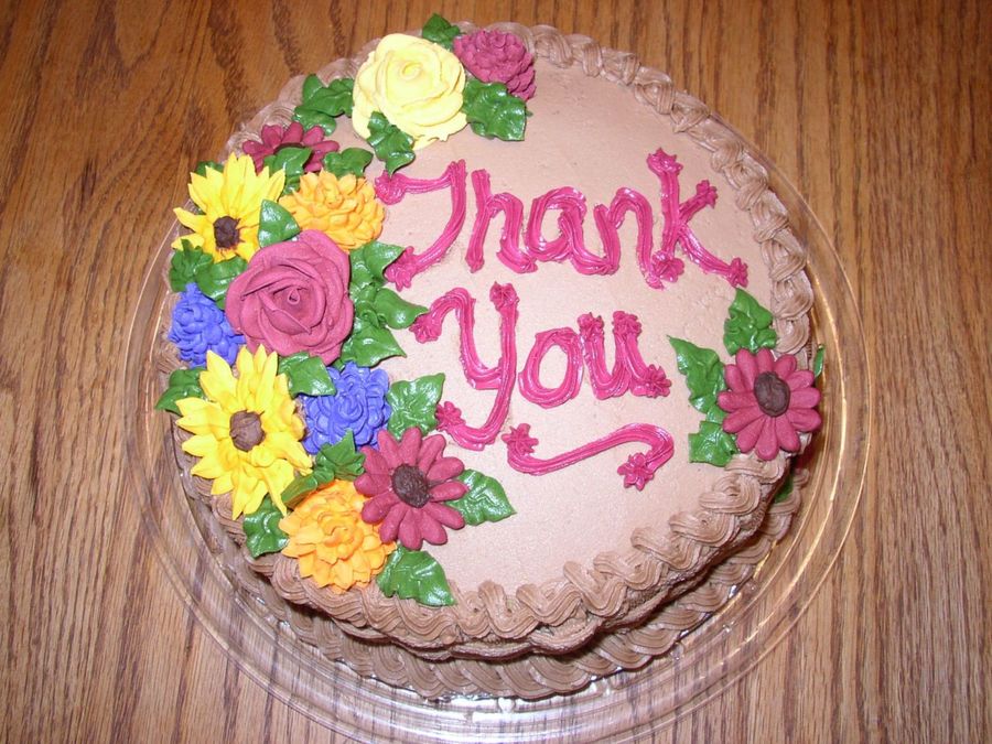 Thank You Cake - CakeCentral.com
