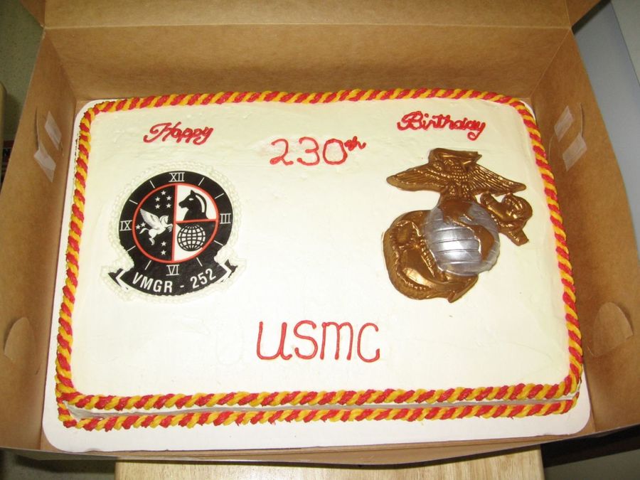 Usmc Cake - CakeCentral.com