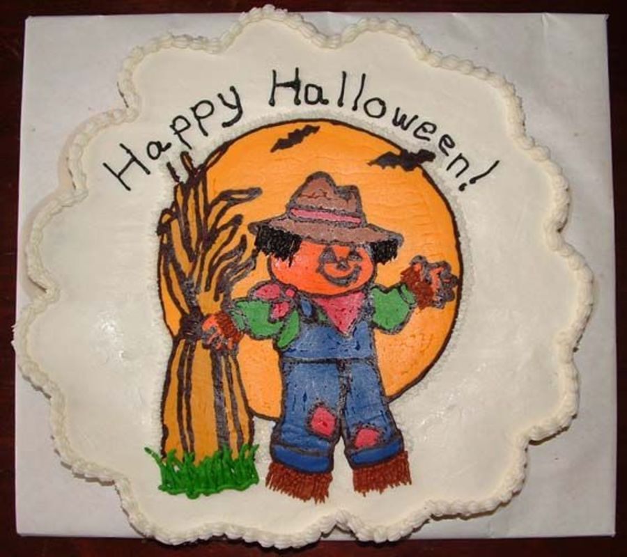 Pumpkin-Crow Cupcake Cake - CakeCentral.com