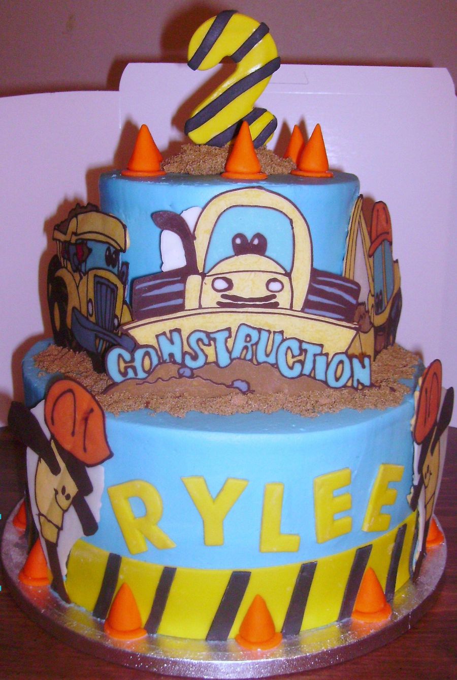 Construction Pals Birthday Cake - CakeCentral.com