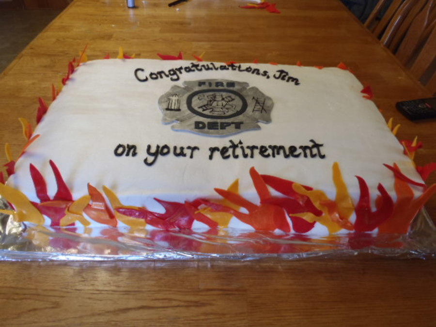 Retirement Cake - CakeCentral.com