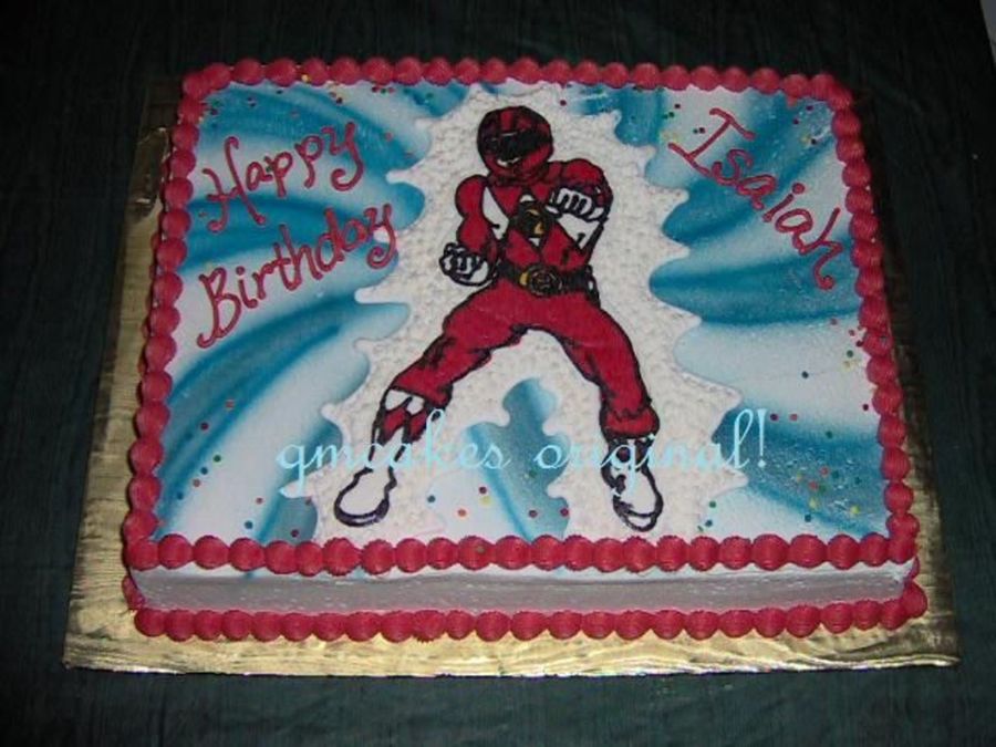 Power Ranger - CakeCentral.com