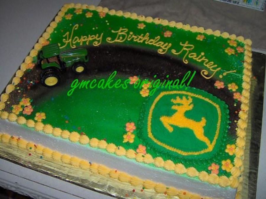 John Deere Tractor - CakeCentral.com