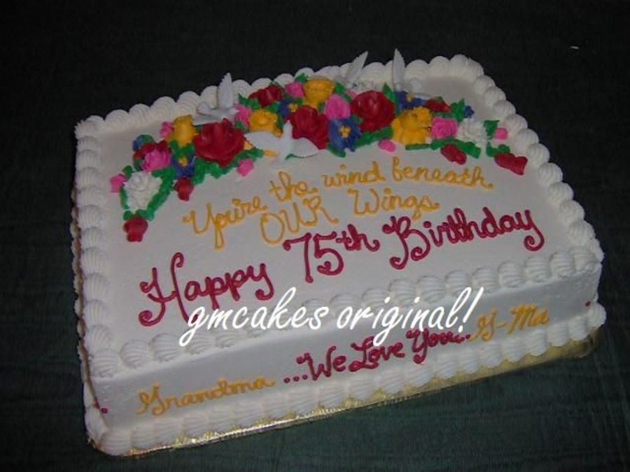 Happy 75Th Birthday - CakeCentral.com