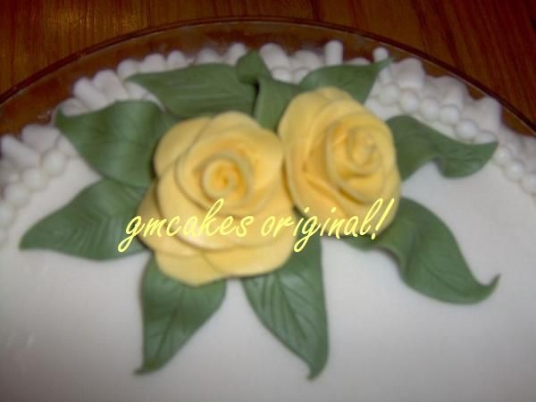 Mmf With Yellow Roses - CakeCentral.com