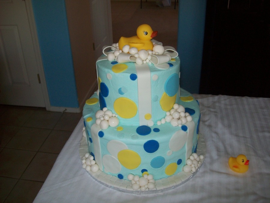 Bubbles And Duck - CakeCentral.com