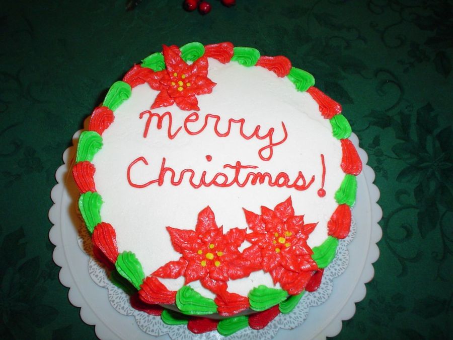 Merry Christmas Cake - CakeCentral.com