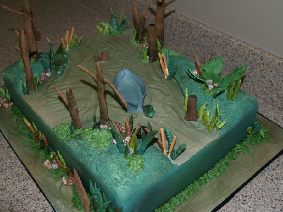 Swamp Scene - CakeCentral.com