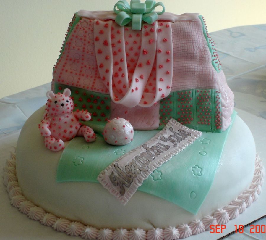 Caitlyn's Baby Shower Cake - CakeCentral.com