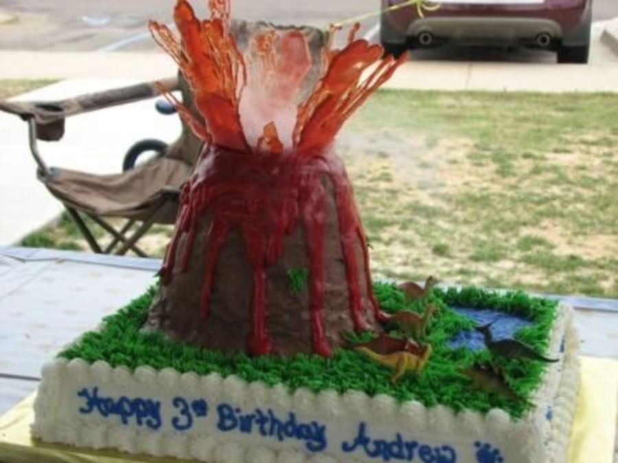 Volcano Cake - CakeCentral.com