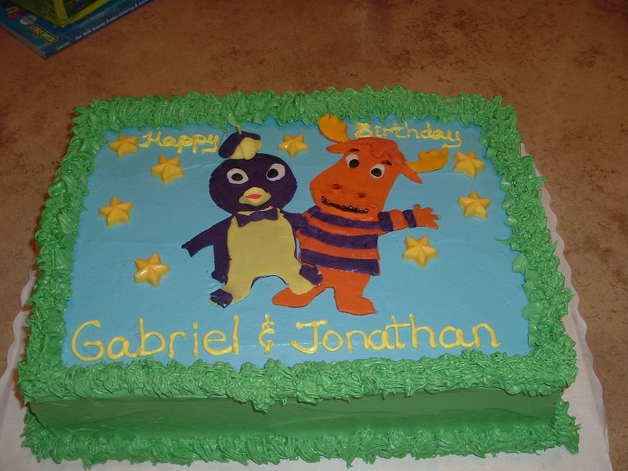 Backyardigans Cake - CakeCentral.com
