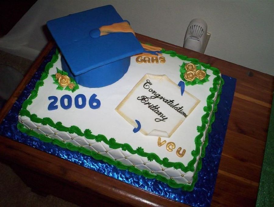 Female Grad Cake - CakeCentral.com