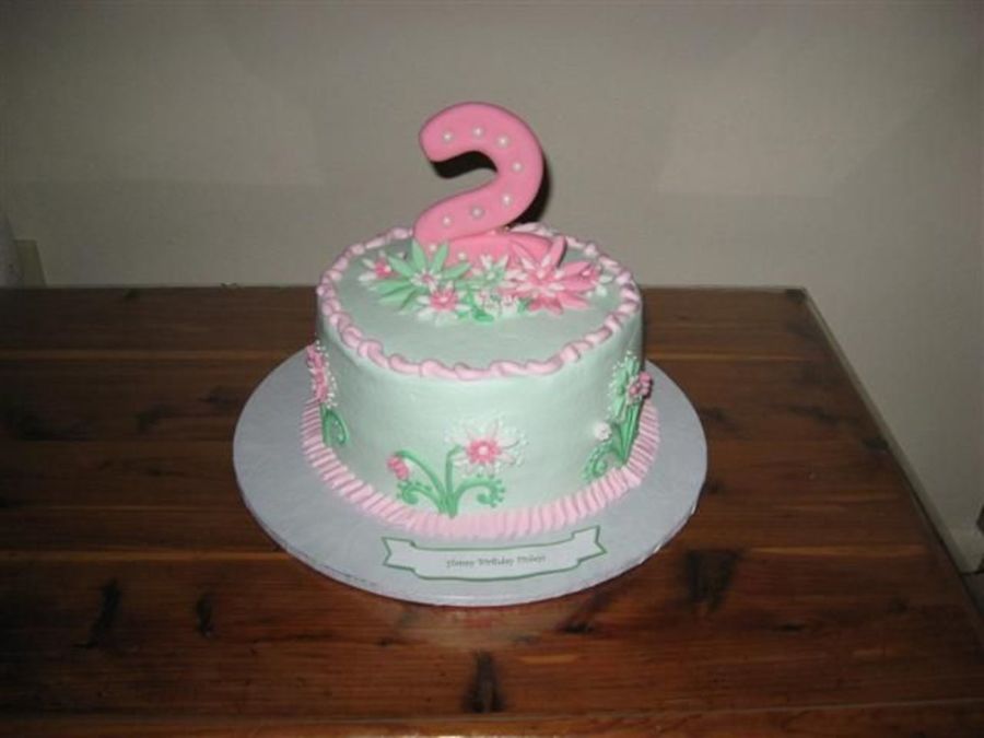 2Nd Birthday Cake, Pink, Girl - CakeCentral.com