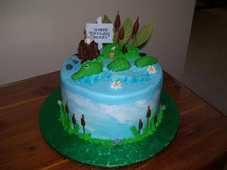 Gator Cake - CakeCentral.com