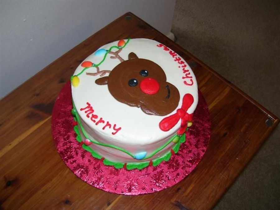 Rudolph Cake - CakeCentral.com