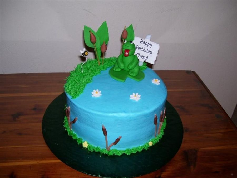 Frog Birthday Cake - CakeCentral.com