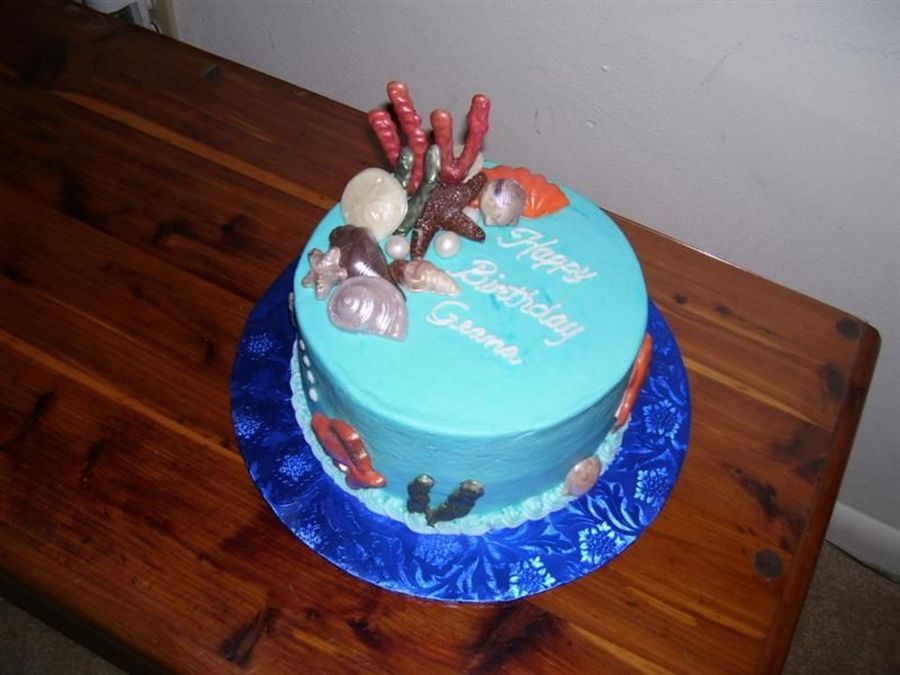 Shell Birthday Cake - CakeCentral.com