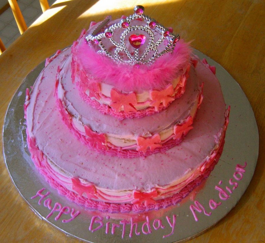 3 Tier Princess Cake - CakeCentral.com