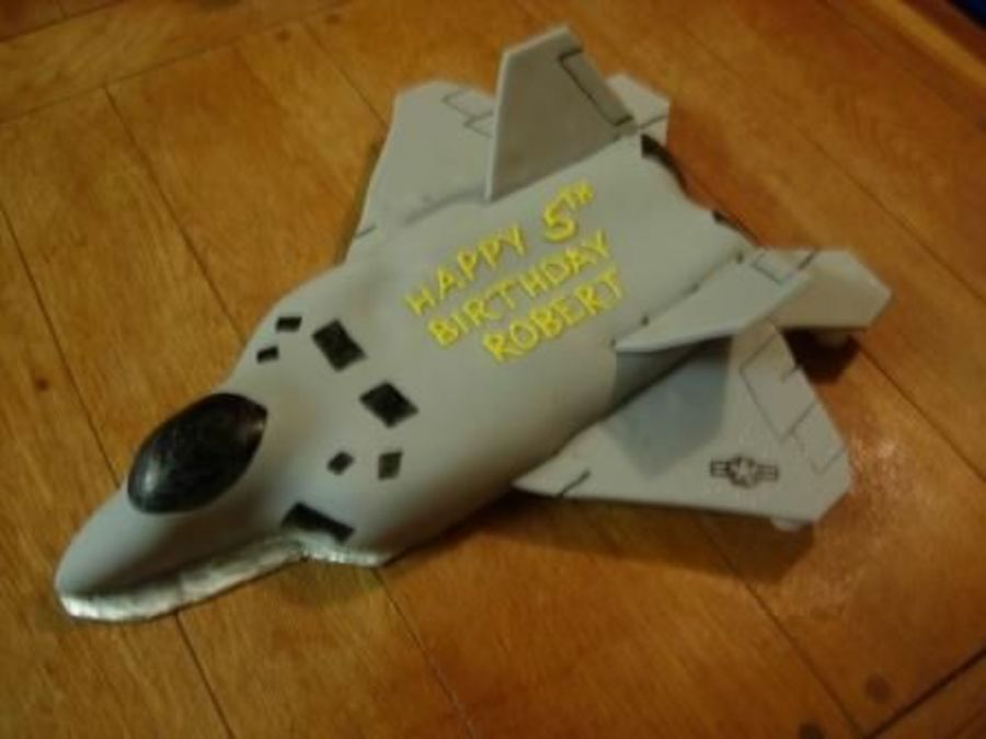 F22 Raptor Jet - CakeCentral.com